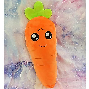 XIZHI 27 5/8inch Carrot Hugging Pillow, Kids Pillows Plush，Cute Stuffed Animals Doll Toy Gifts,for Bedroom, Sofa, Office Decoration