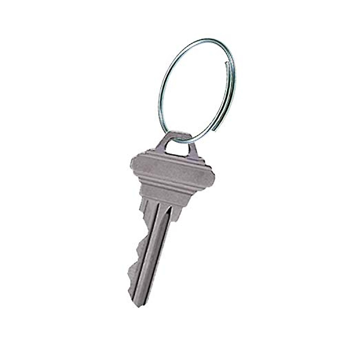 Lucky Line Easy Key Give-A-Way Key Ring, 1" Diameter, 1000 per Pack (7591000), Silver