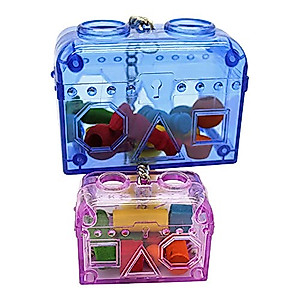 Sweet Feet and Beak Large or Small Treasure Chest - Perfect Bird Cage Toy Colorful, Safe, Easy to Install - Washable, Refillable, Non-Toxic, Foraging Box - Cage Accessories