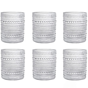 Mini Whiskey Glasses, 6.5 oz（200ml）Scotch Drinking Glasses Set 6, Shot Glasses Bar Set, Brandy Snifter Whiskey Glass for Scotch Bourbon Liquor Tequila Gin Cognac Vodka Cocktail