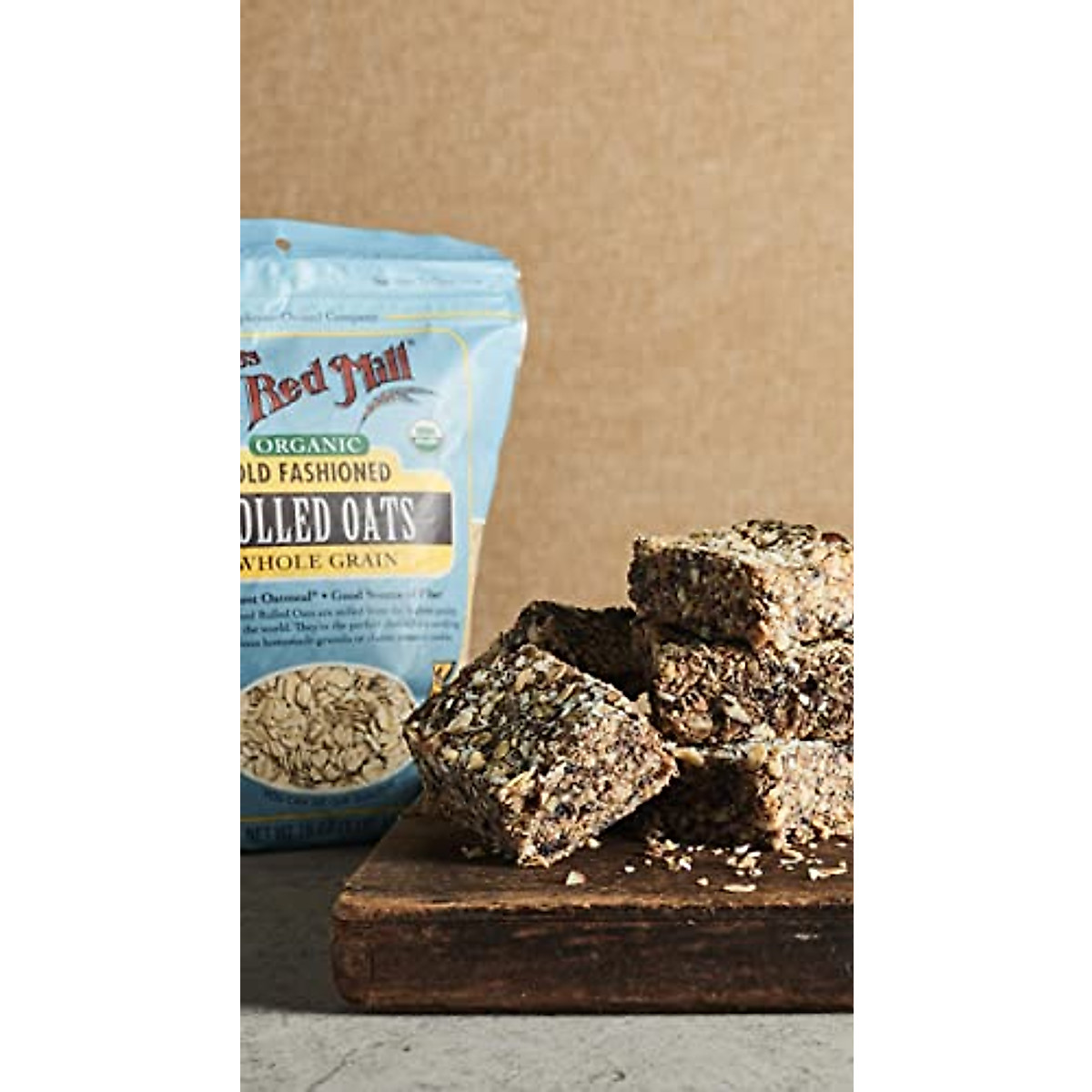 Bob's Red Mill Organic Old Fashioned Rolled Oats, 32-ounce (Pack of 4)