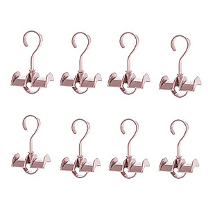 Stackable Storage Hanging Closet Organizer Purses Handbags Tie (Set of 8), Random, One_Size