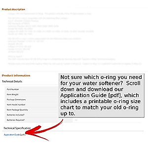 Water Softener O-Ring Seal Kit 7112963 / WS35X10001 for Kenmore, GE, and more Water Systems (Includes P/N: 7170296, 7170254, 7170270)