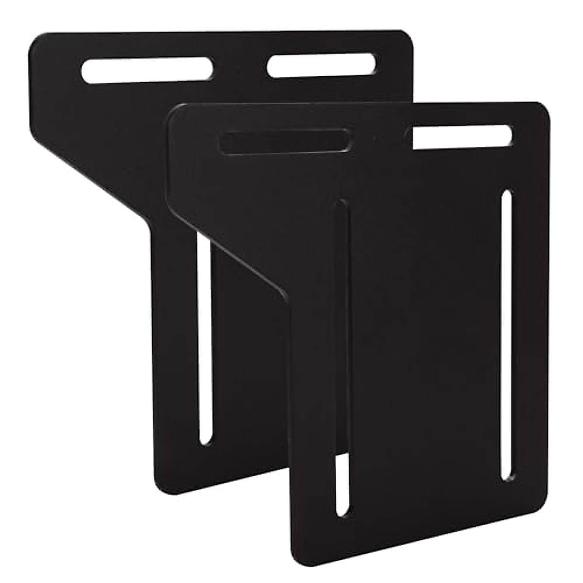 6Pcs Bed Frame Brackets Adapter for Headboard, Heavy Duty Bed Modification Plate, Headboard Brackets for Metal Bed Frame, Black