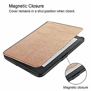 Smart Cover Case Suitable for Kobo Clara HD 2018 Ebook Sleeve Pouch Shell E-Reader Skin Protector (Color : Red)