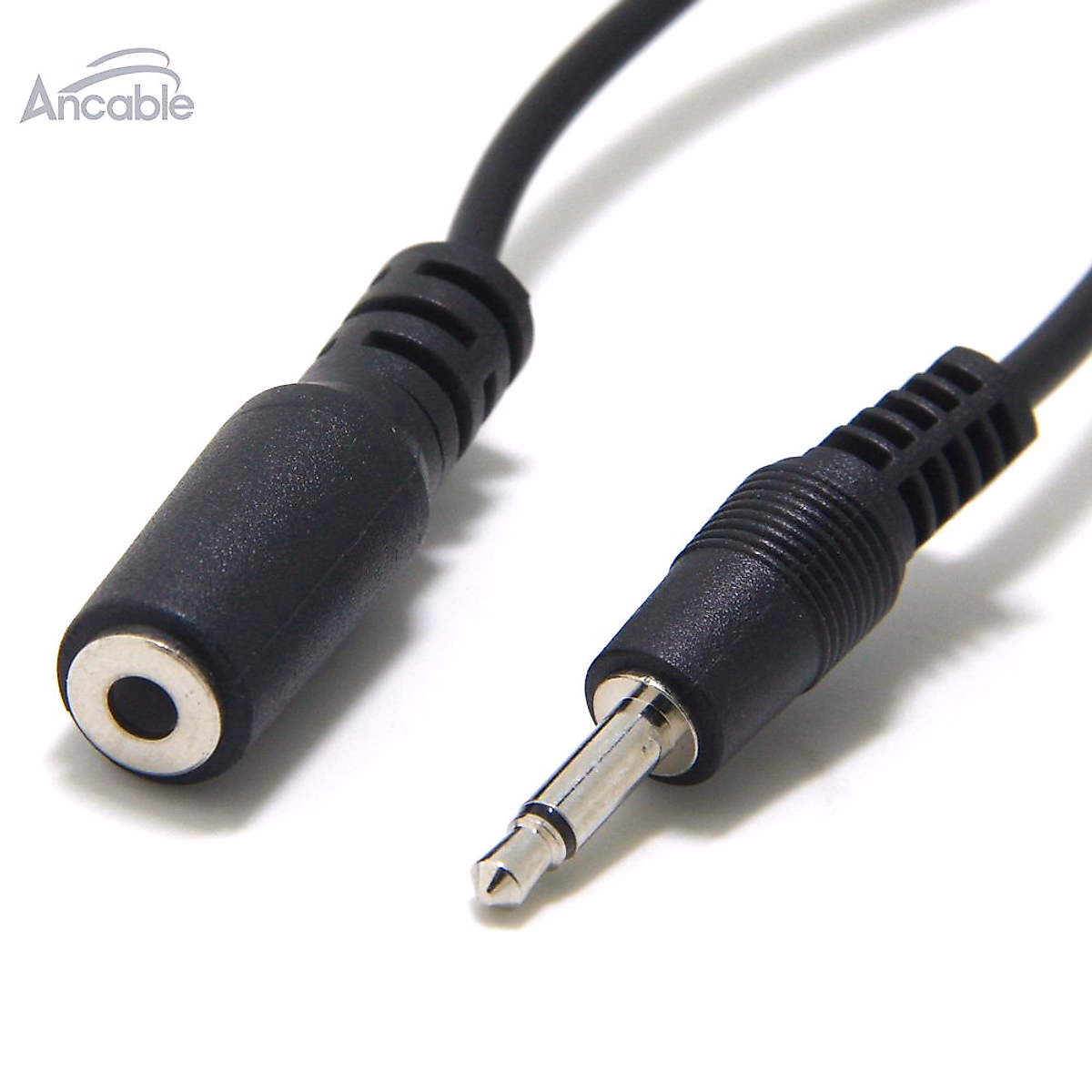 Ancable 2-Pack 6-Feet 2.5mm TS Monaural Mini Mono Audio Plug Jack Connector Male to Female Extension Cable for Harmony IR Blaster