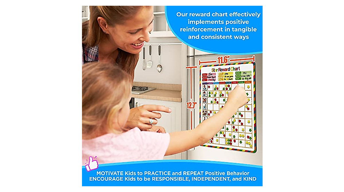 Magnetic Behavior Chart for Kids | Kanru Reward & Chore Chart