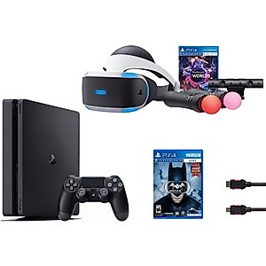 PlayStation VR Launch Bundle 3 Items:VR Launch Bundle,PlayStation 4 Slim 1TB, VR Game Disc Arkham VR