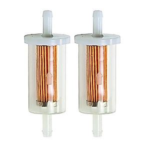 Hipa Pack-Of-2 695666 Fuel Filter for 845125 691035 493629 John Deer D100 D105 D110 D120 D125 D130 D140 D150 D155 D160 D170 L105 L108 L111 L120 L118 LA120 LA130 LA125 LA115 LA105 Lawn Mower Tractor