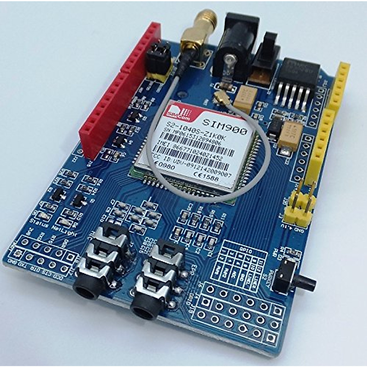 JDH Labs Tech GSM/GPRS Voice Data SIM900 Open Source Shield for UNO or MEGA Mobile Cellular
