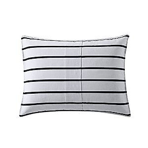 Nautica- Queen Duvet Cover Set, Cotton Reversible Bedding with Matching Sham(s), Designer Home Décor (Lawndale Grey, Queen)