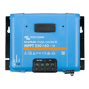 Victron Energy SmartSolar MPPT Tr 250V 60 amp 12/24/36/48-Volt Solar Charge Controller (Bluetooth)