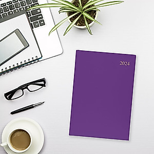 Collins Essential 2024 Daily Planner - Daily Calendar 2024 Page A Day Diary, Journal & 2024 Planner - Business, Office, Academic and Personal Planner -A4 Size (Black) (A4 / Letter Size / 8.5" x 11",