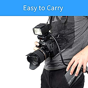 Godox EC200 Extension Flash Head 200W for Godox AD200/ AD200Pro Pocket Flash, 2M Extend Power Cable, Works with AD200/ AD200Pro Bare Bulbs Head and Speedlite Head