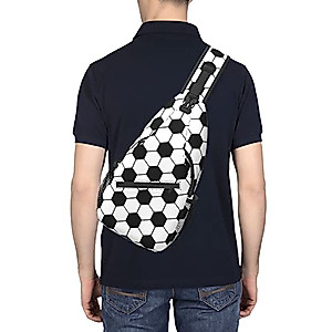 JDEIFKF Soccer Sling Bag Chest Bag Sport Soccer Crossbody Bags For Mens Womens