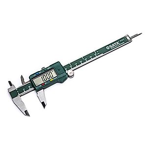SATA 150MM Electronic Micrometer Caliper Professional Precision Measuring Tool with Large Digital Display and Stainless-Steel Body - ST91511SC