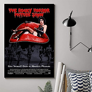 The Rocky Horror Picture Show Poster Movie Poster for Bedroom Aesthetic Wall Decor Canvas Wall Art Gift 12x18inch(30x45cm)