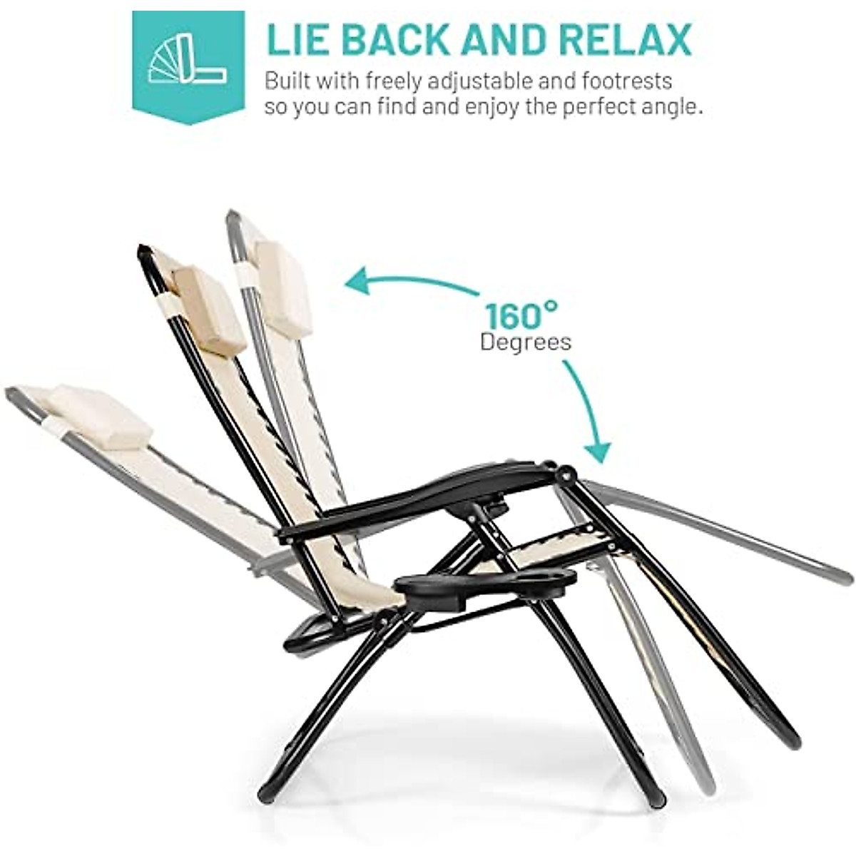 MaMahome Portable Camping Folding Beach Chair BCH-1PC Beige