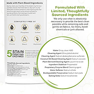 Heritage Park All-Purpose Fragrance Free, pH-Neutral Laundry Detergent - Dermatologist-tested, Sensitive Skin-Friendly, Ultra Concentrated (4 fl oz Trial Size)