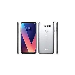 LG V30 Silver for Verizon 64gb - LTE - 6in QHD Plus FullVision Display, LTE, GSM (Renewed)