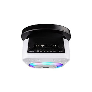 RockJam 10 Watt Rechargeable Bluetooth Karaoke Machine with Two Mics, Black