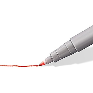 STAEDTLER Lumograph Non-Permanent Wet Erase Marker Pens, Fine Tip Refillable Colored Markers, 8 Pack, 315 WP8