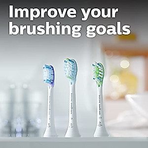 Philips Sonicare Genuine Replacement Toothbrush Heads Variety Pack, C3 Premium Plaque Control, G3 Premium Gum Care & W3 Premium White, 3 Brush Heads, White, HX9073/65