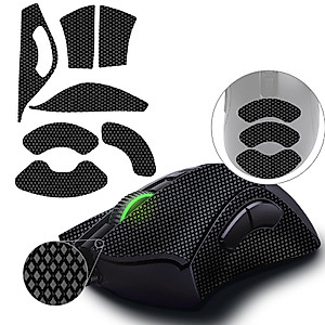 TALONGAMES Mouse Anti Slip Grip Tape Compatible with Razer DeathAdder V2 / DeathAdder V2 Pro Gaming Mouse, Palm Sweat Absorption, Thin 0.5mm, Cut to Fit, Easy to Apply, Mouse Skin