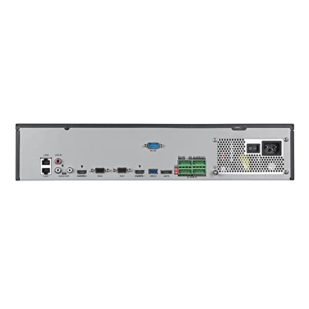 【2022 Upgraded Ultra Series】 DS-9664NI-M8 8K 64CH H.265+ NVR Network Video Recorder up to 32MP, Dual 4K HDMI, Dual VGA and Single CVBS Output, Compatible with Hikvision Camera System