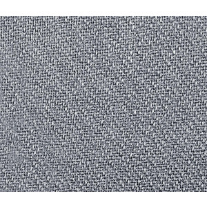 Displays2go 4' x 3' Enclosed Message Board, Sliding Doors, Locking, Gray Fabric - White (FBSW43WHLG)