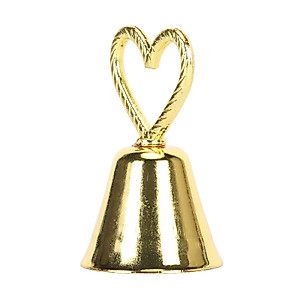 10Pcs European Style Bell Shaped Table Number Holders, Bell Place Card Holders, Table Number Holders, European Style Innovative Bell Shaped Place Card Holders for Event Wedding Restaurants(Gold)