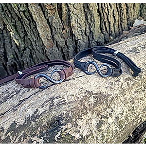 Iron Infinity Bracelet, 6th Anniversary, Iron Anniversary, Gift for Her, Gift for Him, Hand forged Celtic Bracelet, Minimalist.