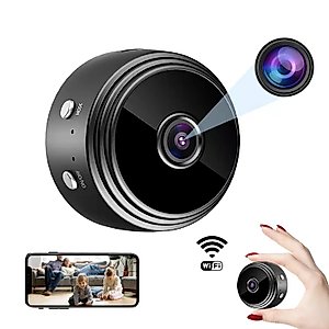SCTEWELL Mini Camera WiFi Small Cameras Full 1080P HD IP Camera Wireless Recorder Security Remote Control Surveillance Night Vision Mobile Detection Home Security System