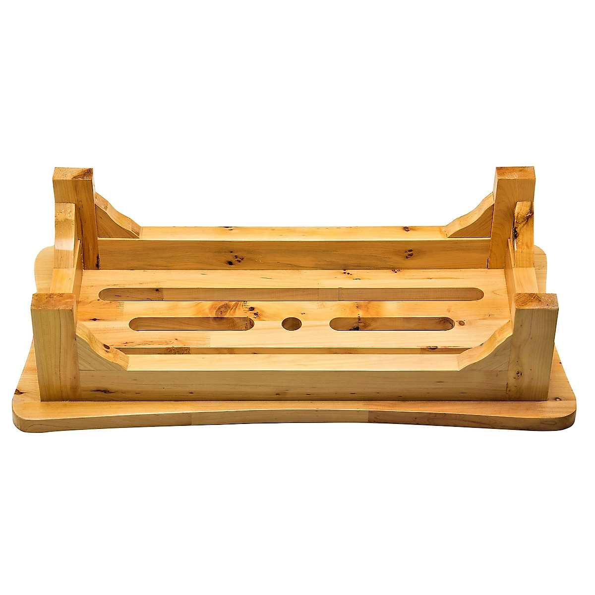 ALFI brand AB4408 24-Inch Solid Wood Stepping Stool for Easy Access