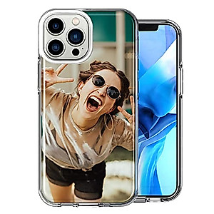 Personalized Custom Double Layered Phone Case for Apple iPhone 13 Pro Max 6.7 inch ONLY - Design Your Own Perfect Custom Picture Photo Case
