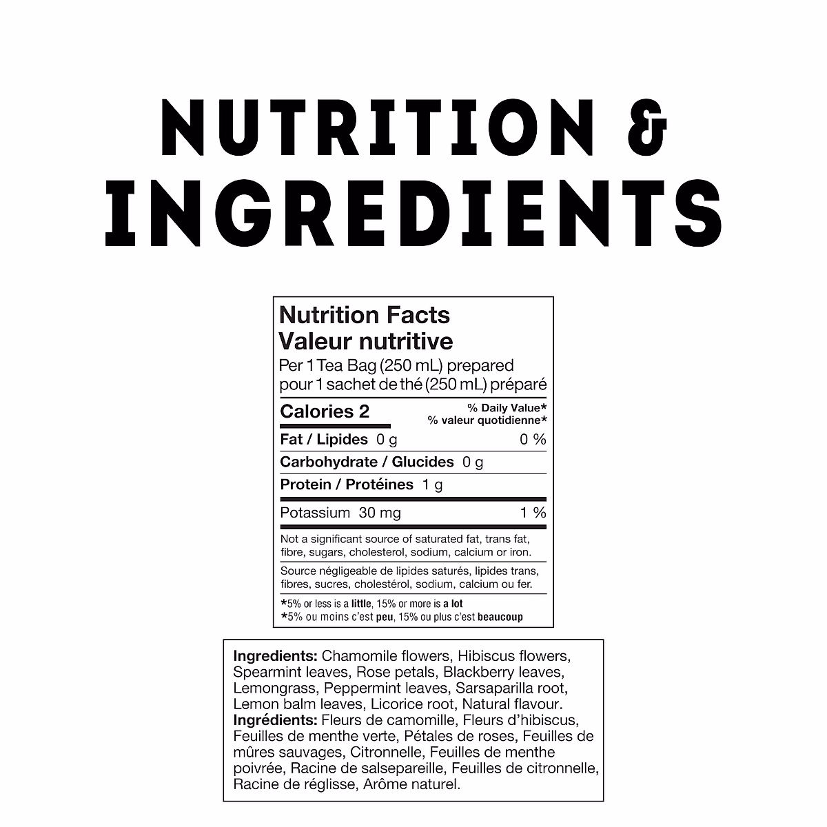 TAZO Passion Herbal Tea Bags, Hot or Iced, Caffeine Free, 20 Total Tea Bags