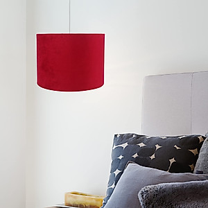 Lurrose Burlap Lamp Shade Chandelier Lamp Shades Drum Lampshade Modern Lamp Shades Table lamps Floor lamp Medium Drum Shades