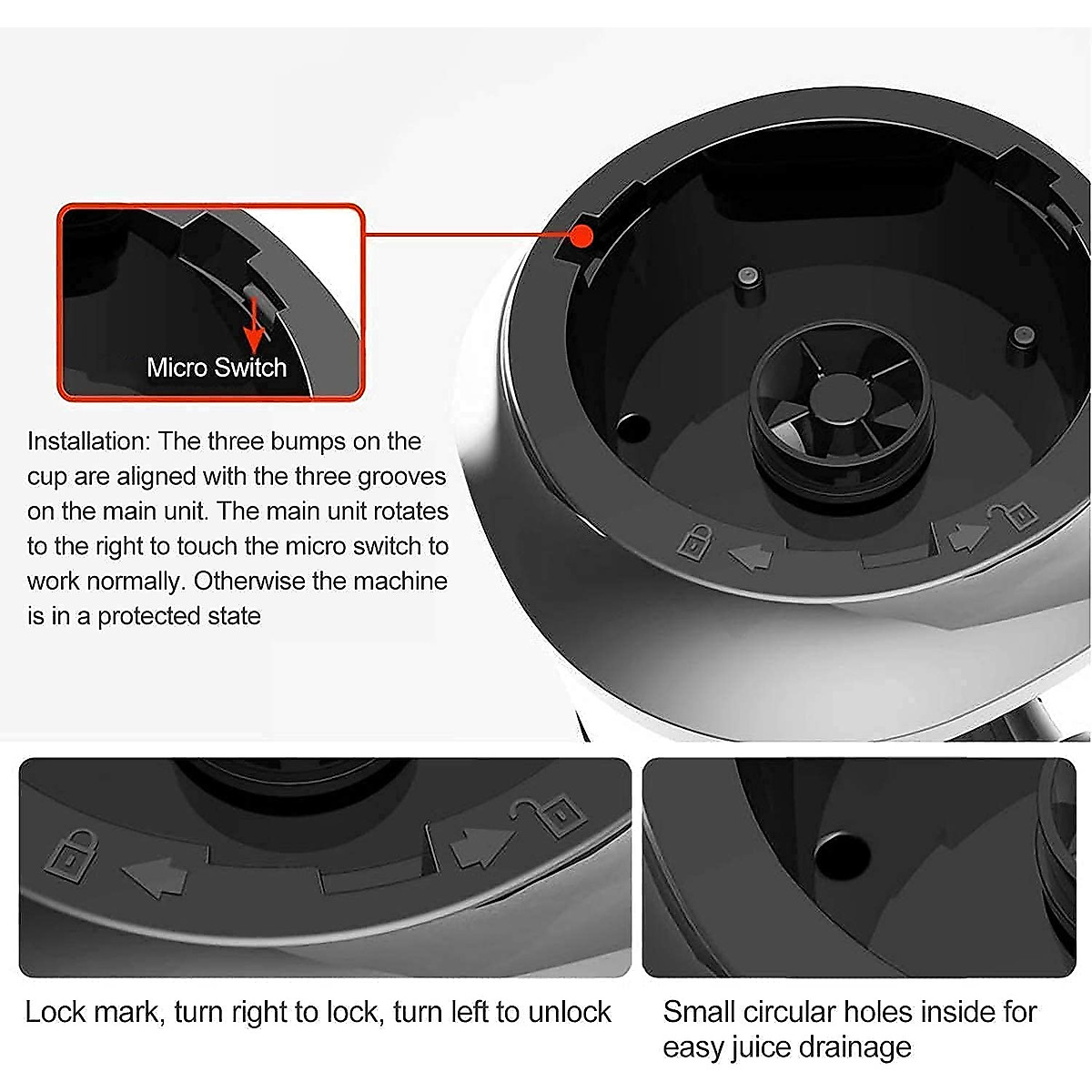 Water cup Electric juicer Blender Smoothie Maker 22000Rpm High Speed U200BU200Bblender With 1800Ml Mason Jar 3 Speed U200BU200Bcontrols 3 Speed U200BU200Band 3 Sharp Titaniu ZJ666
