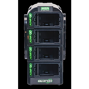 MSA 10127427 ALTAIR 5/5X Multi-Gas Detector Charger, Galaxy GX2 Automated Test System Charger, Rechargeable Lithium-ion Battery Station, Portable Gas Monitor Charging Dock