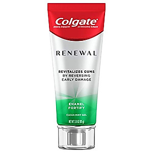 Colgate Renewal Gum Toothpaste, Enamel Fortify - Clean Mint Gel Formula (3 ounce)