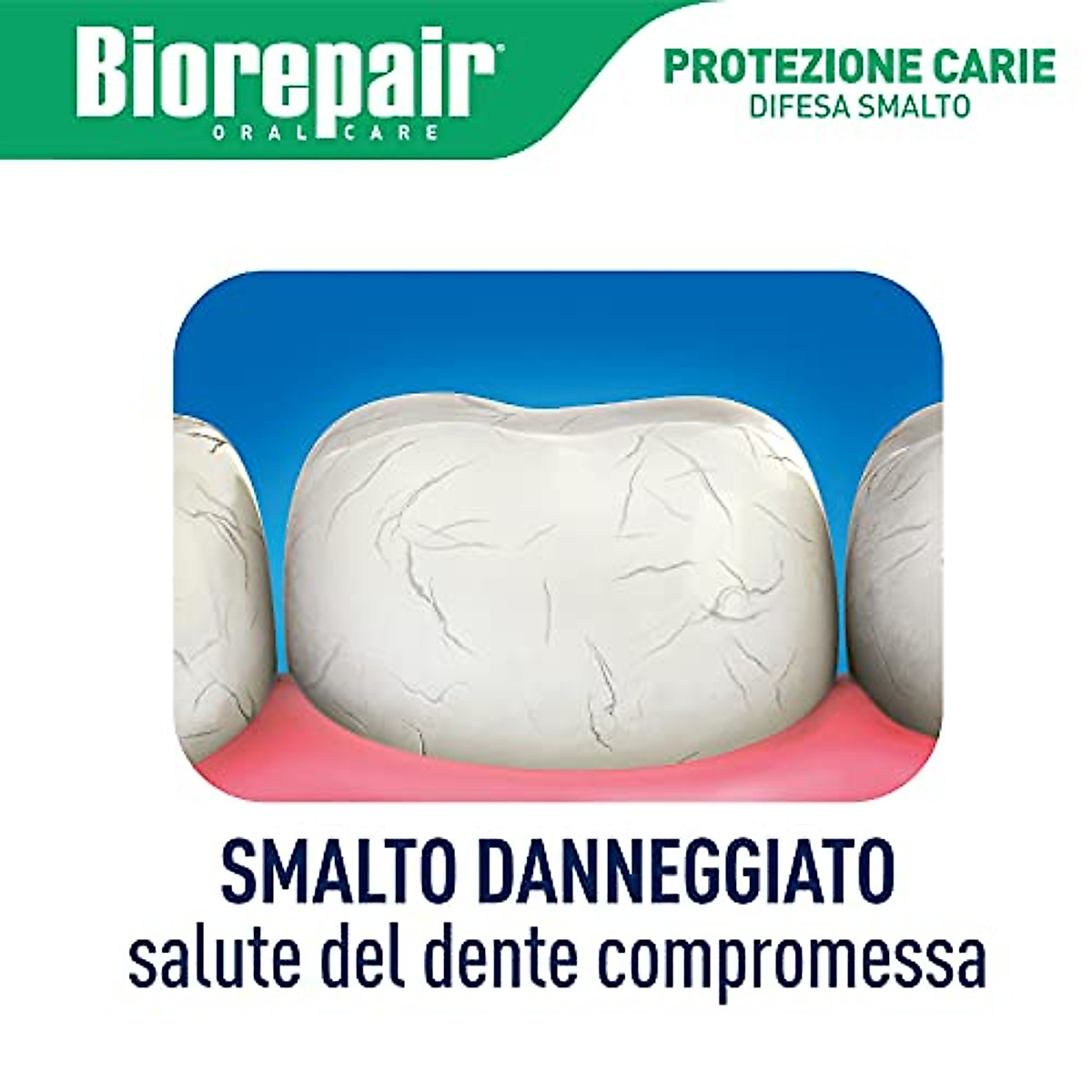 Biorepair: "Total Protective Repair" Toothpaste with microRepair * 2.5 Fluid Ounce (75ml) Tube * [ Italian Import ]