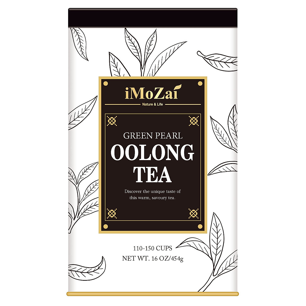 Oolong Tea Loose Leaf-16 Ounce-100% Natural Tea-Oolong Tea Leaves-110-150 Cups Servings By Imozai