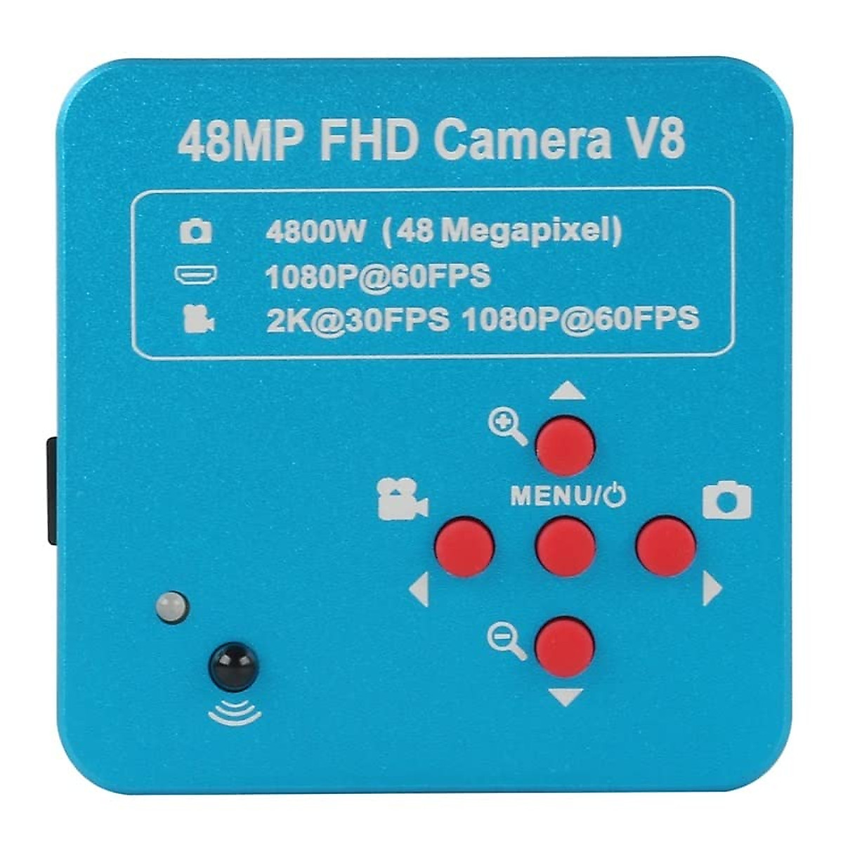 Handheld Digital Microscope Accessories 48MP 2K Video Microscope Camera, 100X 130X 180X 200X 300X 500X Monocular Lens 56 LED Light Microscope Accessories (Color : Camera)