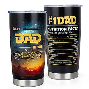 DECZHIYU Gifts for Dad from Daughter Son - Dad Gifts for Birthday Fathers Day Valentines Day Christmas - Father Gift Ideas - Best DAD Gift Ideas 20oz Stainless Steel Tumbler
