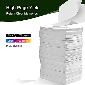 Wiseta Compatible Ink Cartridge Replacement for HP 910XL (Black, Cyan, Magenta, Yellow 5 Pack)