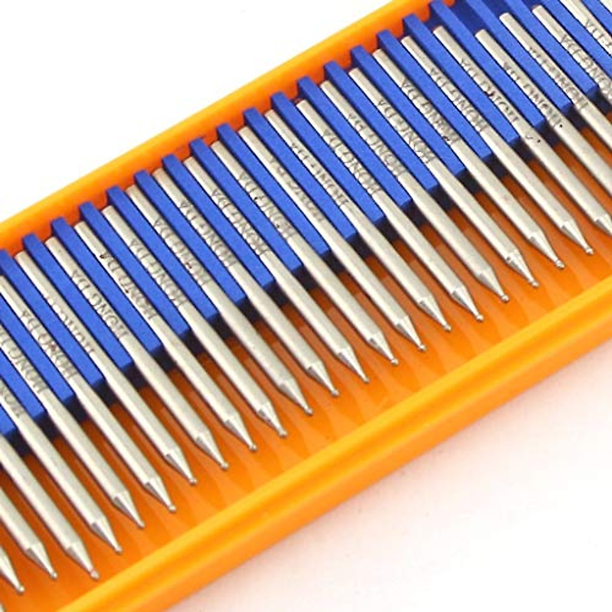 JINGLING Diamond Grinding Bits 1mm Spherical Head Carving Ball Bur Pack of 30Pcs