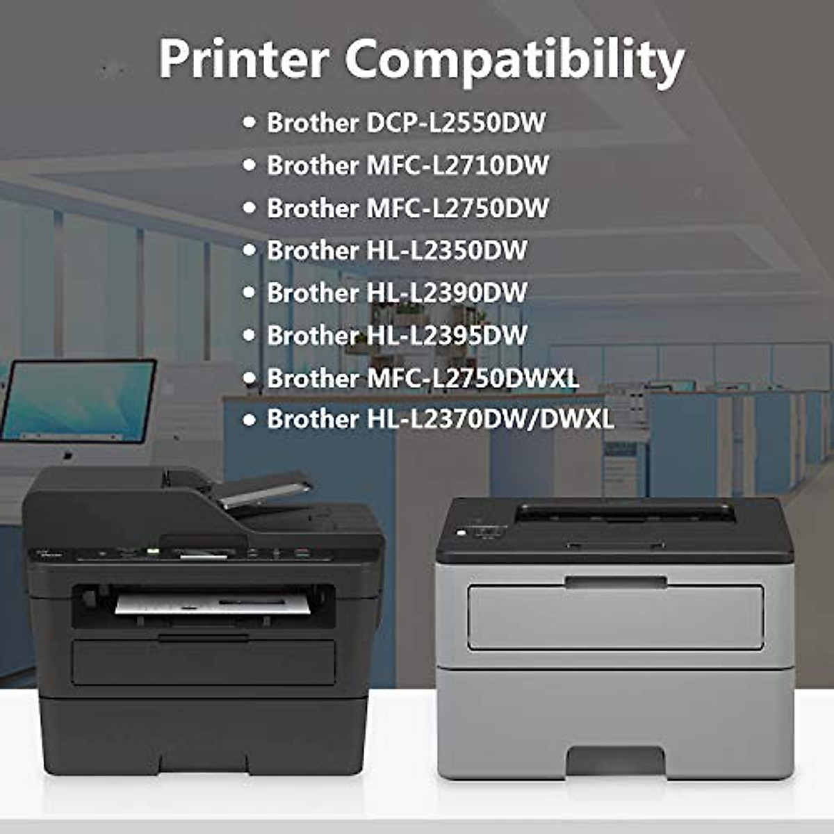 1 Black TN730 Toner Cartridge Replacement for Brother DCP-L2550DW MFC-L2710DW L2750DW L2750DWXL HL-L2350DW HL-L2370DW L2390DW L2395DW Printer,Sold by TopInk