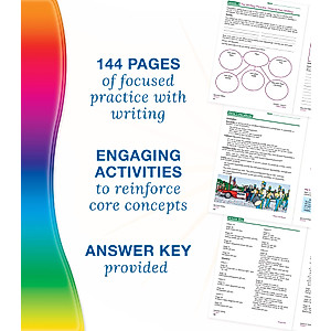 Spectrum 8th Grade Writing Workbook, Ages 13 to 14, Grade 8 Writing Workbook Informative, Advertising, Persuasive, Letter, and Fiction Story Writing Prompts 8th Grade Workbook - 144 Pages