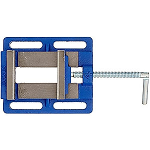 IRWIN Drill Press Vise, 4.5” Jaw Capacity, Ultimate Durability, Slotted Base (226340)