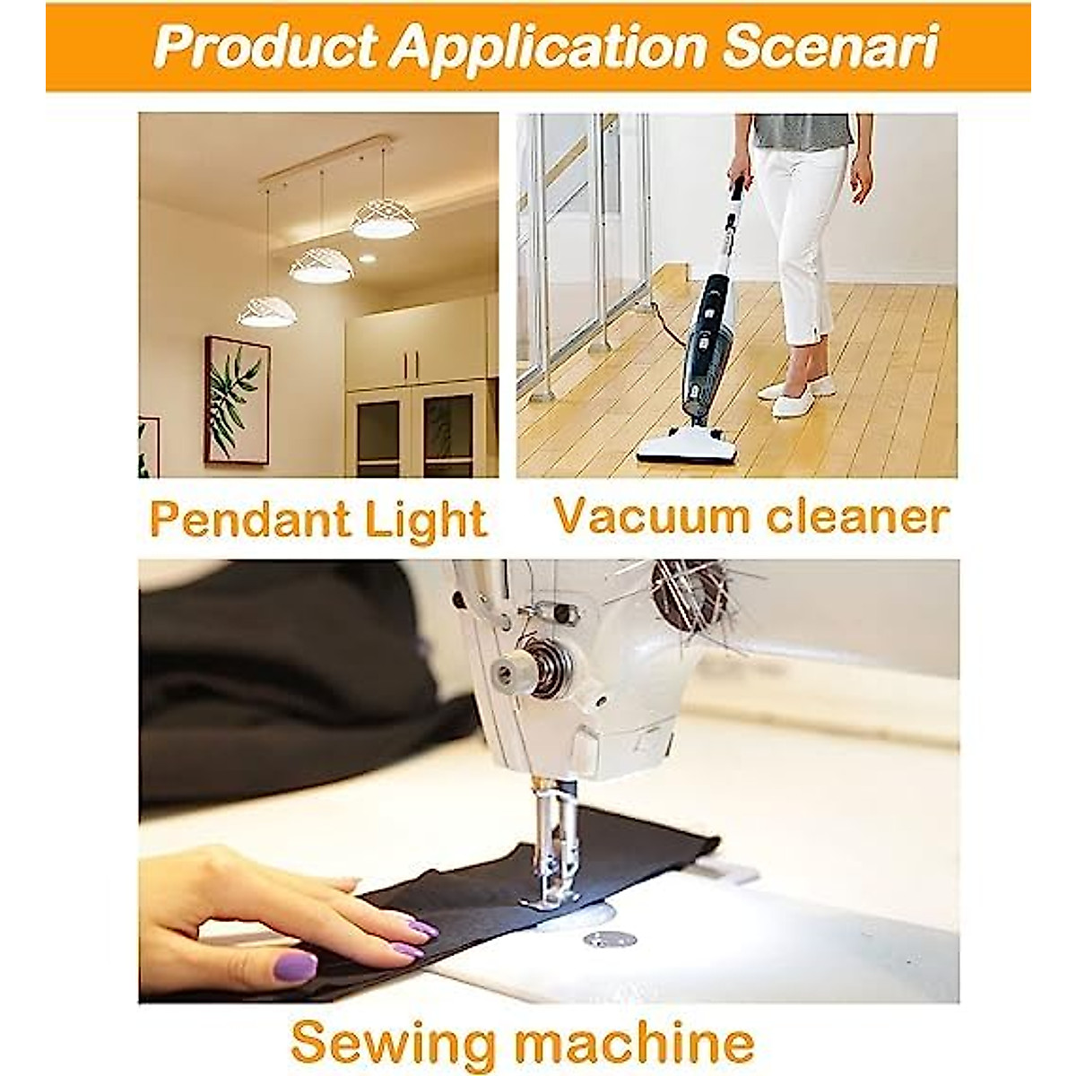 SSXBF BA15D LED Double Contact Bayonet Base 120 Volts 4W Bulb，Daylight 6000K,40W Halogen Replacement Bulb，Sewing Machine Bulbs Pack of 2……